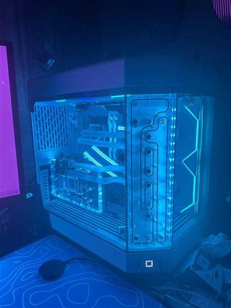 Hyte Y60 Hard Line Custom Loop With Hyte Distro Plate R Watercooling