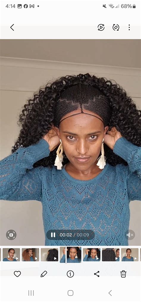 Habesha Braided Wig Eritrean Hair Style Ethiopian Hair Extensions