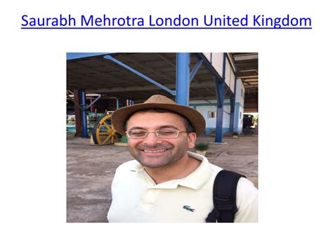 Ppt Saurabh Mehrotra London United Kingdom Powerpoint Presentation