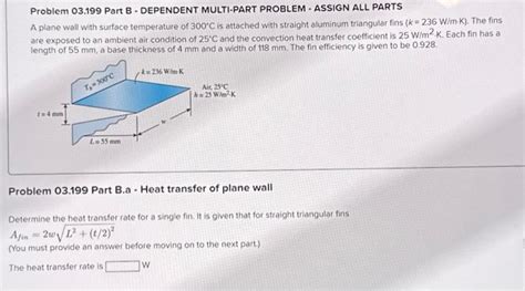 Solved Problem 03199 Part B Dependent Multi Part Problem