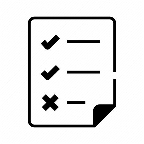 Checklist Document Icon Download On Iconfinder