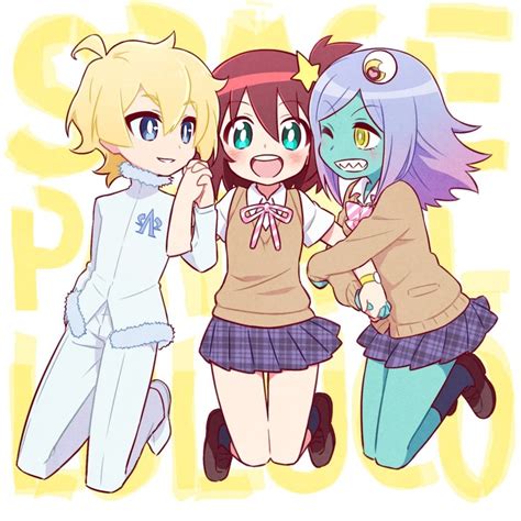 Luluco Alpha Omega Nova And Midori Uchuu Patrol Luluco Drawn By Mt Somo Danbooru