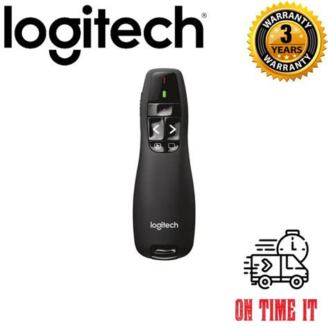 Logitech R400 Red Laser Pointer 2 4ghz Wireless Presenter 910 001361 Shopee Malaysia