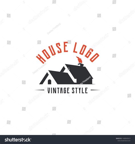 Old House Logo Design Vector Template Stock Vector Royalty Free