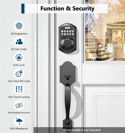 Teeho Te002 Fingerprint Door Lock Keyless Entry Door