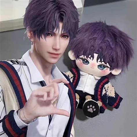 Love And Deepspace Xavier Cosplay 20cm Doll Love And Deepspace Qiyu Sweater T Doll Doll