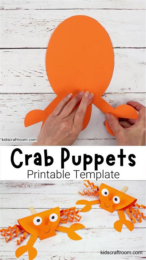 Crab Puppet Craft Artofit