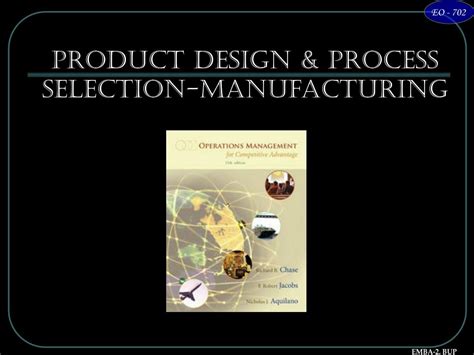 Ppt Product Design And Process Selection Manufacturing Powerpoint