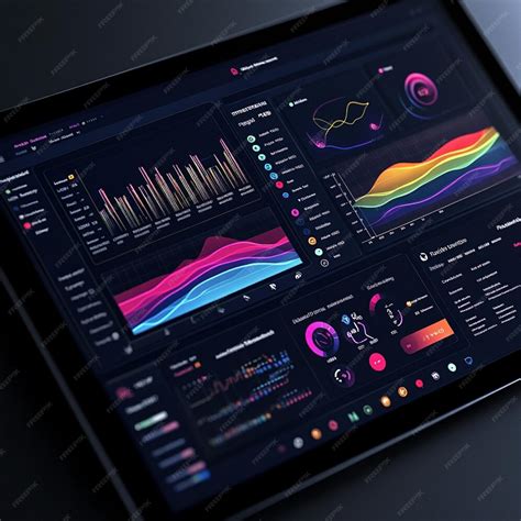Elegant Goal Tracking Dashboards with Visual Data Analysis | Premium AI-generated image