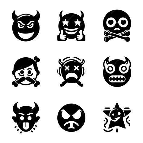 Premium Vector Emoji Set Vector Emojis Flat Icons