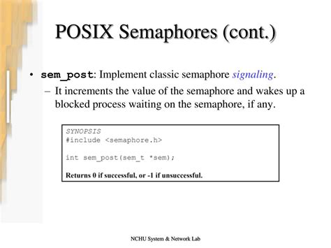 PPT Lab 9 Semaphores PowerPoint Presentation Free Download ID 4410505