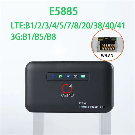 Enrutador Wifi De Bolsillo Minienrutador 4g Con Tarjeta Sim Puerto Lan