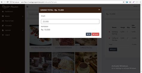 Aplikasi Penjualan Pos Point Of Sales Dengan Php Mysql Dan Bootstrap