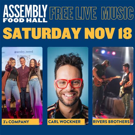 Live Music At Assembly Hall Assembly Food Hall