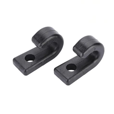 1 Pair Kayak J Hook Plastic Lashing Hook Bungee J Hooks Screws For