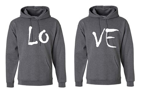 Funny Couple Matching Hoodies Love Hoodie Hoody Hood Hooded Etsy