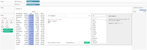 Table Highlighting In Tableau CJ Mayes