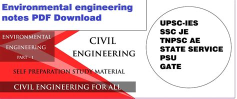 Environmental Engineering Notes Environmental Engineering Pdf Notes