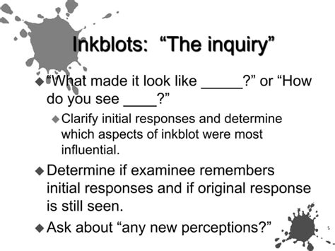 Projective Test In Psychology Ppt