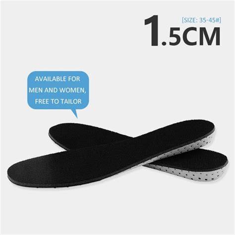 1 Pair Hard Breathable Memory Foam Height Increase Vicedeal