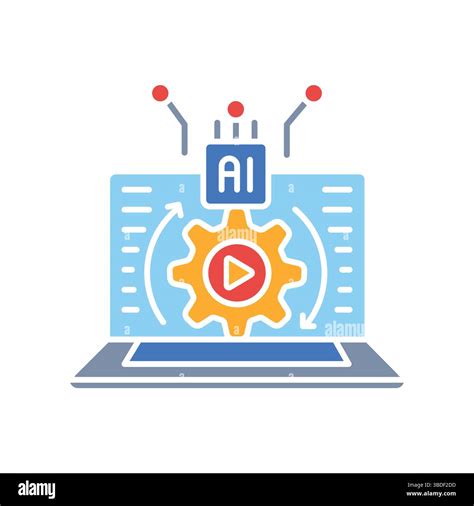 Automated Selection Learning Materials Color Flat Icon For Digital And Print Projects Minimal