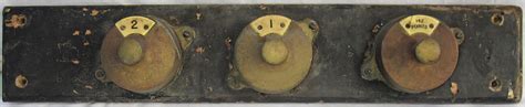 3 X Gwr Brass Shelf Plungers Fitted With Ivorine Signal Box Instruments