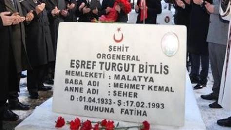 Eşref Bitlis ölüm Yıl Dönümünde Anılıyor Orgeneral Eşref Bitlis