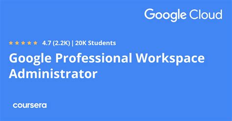 Google Professional Workspace Administrator Professional Certificate