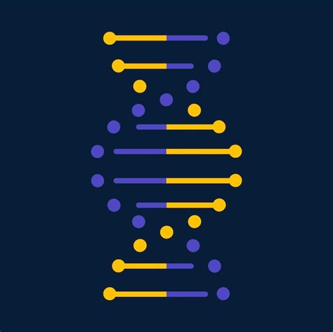 Premium Vector Cell Dna Molecule Helix Structure Human Gene Code