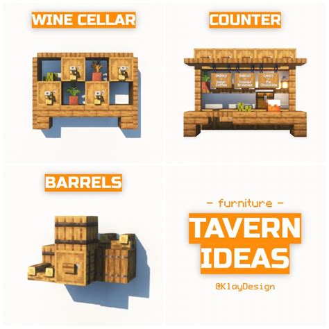 Thatklaypot Minecraft Builder On Instagram Tavern Ideas 🍺🥘 I Was
