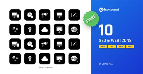 free seo and web icon pack 10 free download seo and web icons iconscout