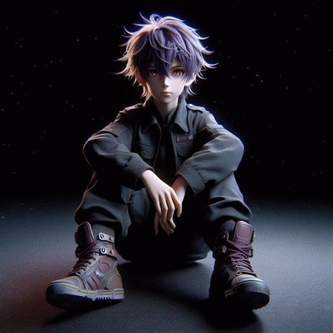 Ilustración De Un Personaje De Anime En 3d Foto Premium