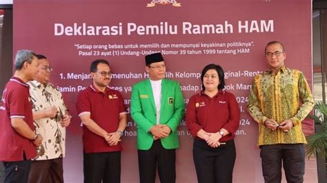 Komnas HAM Deklarasikan Pemilu 2024 Ramah HAM