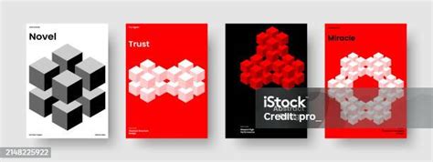 Template Sampul Buku Geometris Desain Poster Modern Tata Letak Banner