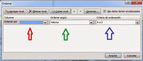 Curso De Excel Online COMO ORDENAR DATOS EN EXCEL
