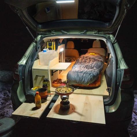 Car Camping Subaru Crosstrek Sleeping Platform Build Artofit