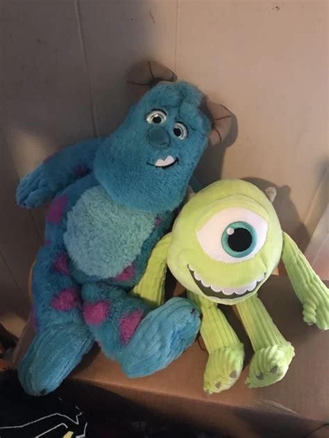 Disney Pixar Monster Inc Scentsy Buddy Mike Wazowski And Sulley