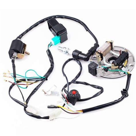 Annpee Kick Start Dirt Pit Bike Wire Harness Wiring Loom CDI Ignition