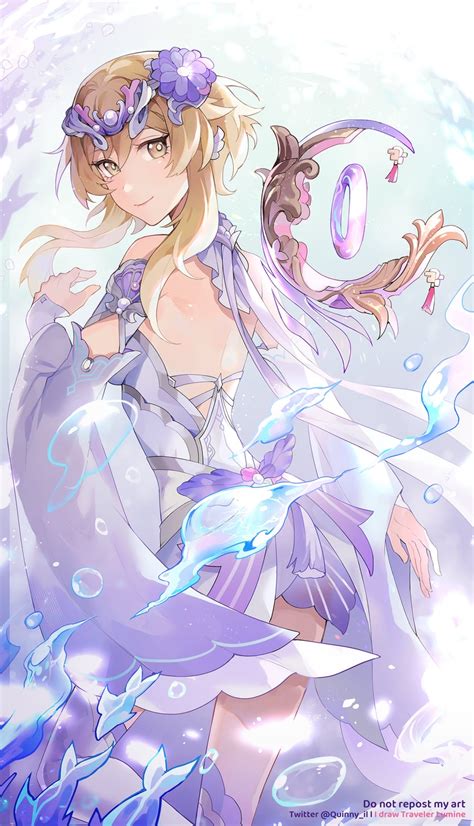 Lumine Genshin Impact Drawn By Quinny Il Danbooru