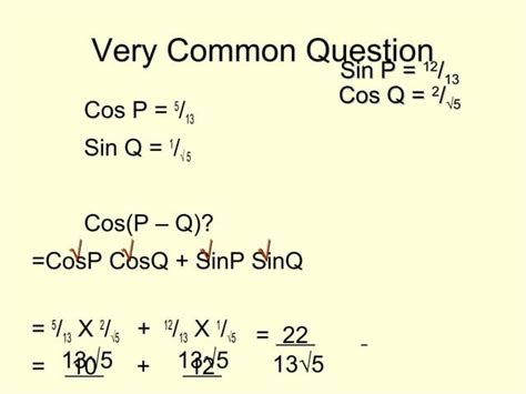 Compound Angle Formulae Intro Ppt