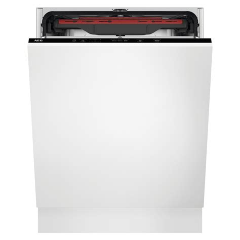 Aeg Series 5000 Airdry Integrated Dishwasher Black Control Panel
