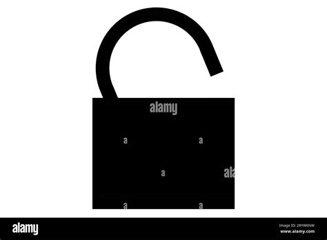 Open Lock Icon Internet Hi Res Stock Photography And Images Alamy