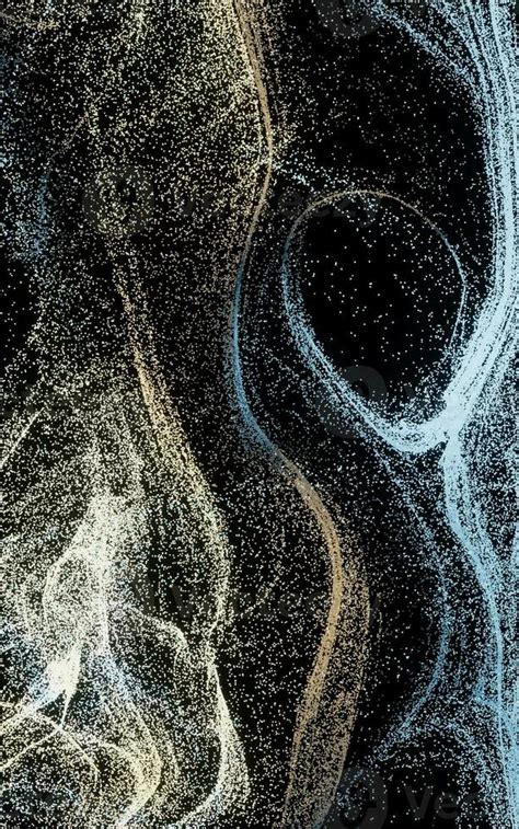 Flowing Particles Wave Pattern Background 3d Rendering 27825793