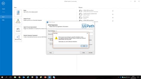 Installation Of Uipath Community Edition Help Uipath Community Forum