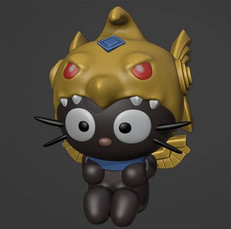 Archivo Stl Chococat X Yugioh Winged Dragon Of Ra 🐉 ・diseño Para