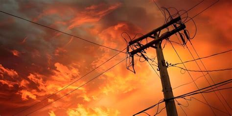 Premium Photo Disruption To Electrical Infrastructure Due To Storm