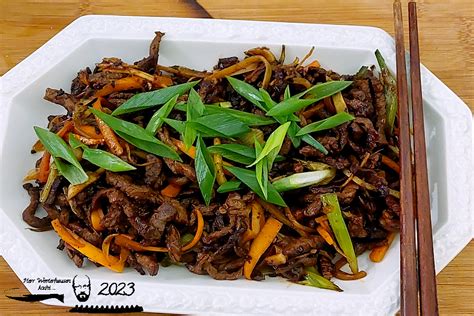 Wesfood Herr Westerhausen Kocht Gan Bian Niu Rou Si Knusprig