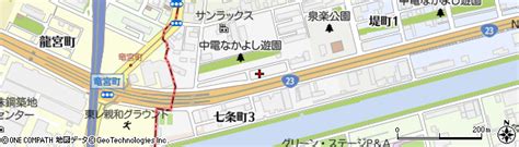 愛知県名古屋市南区七条町2丁目の地図 住所一覧検索｜地図マピオン