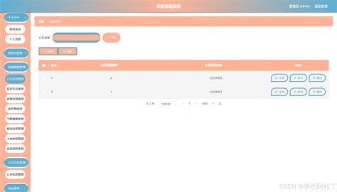 java毕设项目基于Springboot的农事管理系统代码 论文 PPT java农事决策系统 CSDN博客