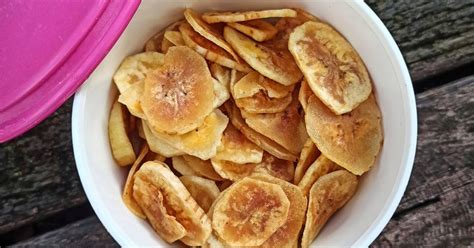 Resep Keripik Pisang Kepok Salut Gula Oleh Bunna Cookpad